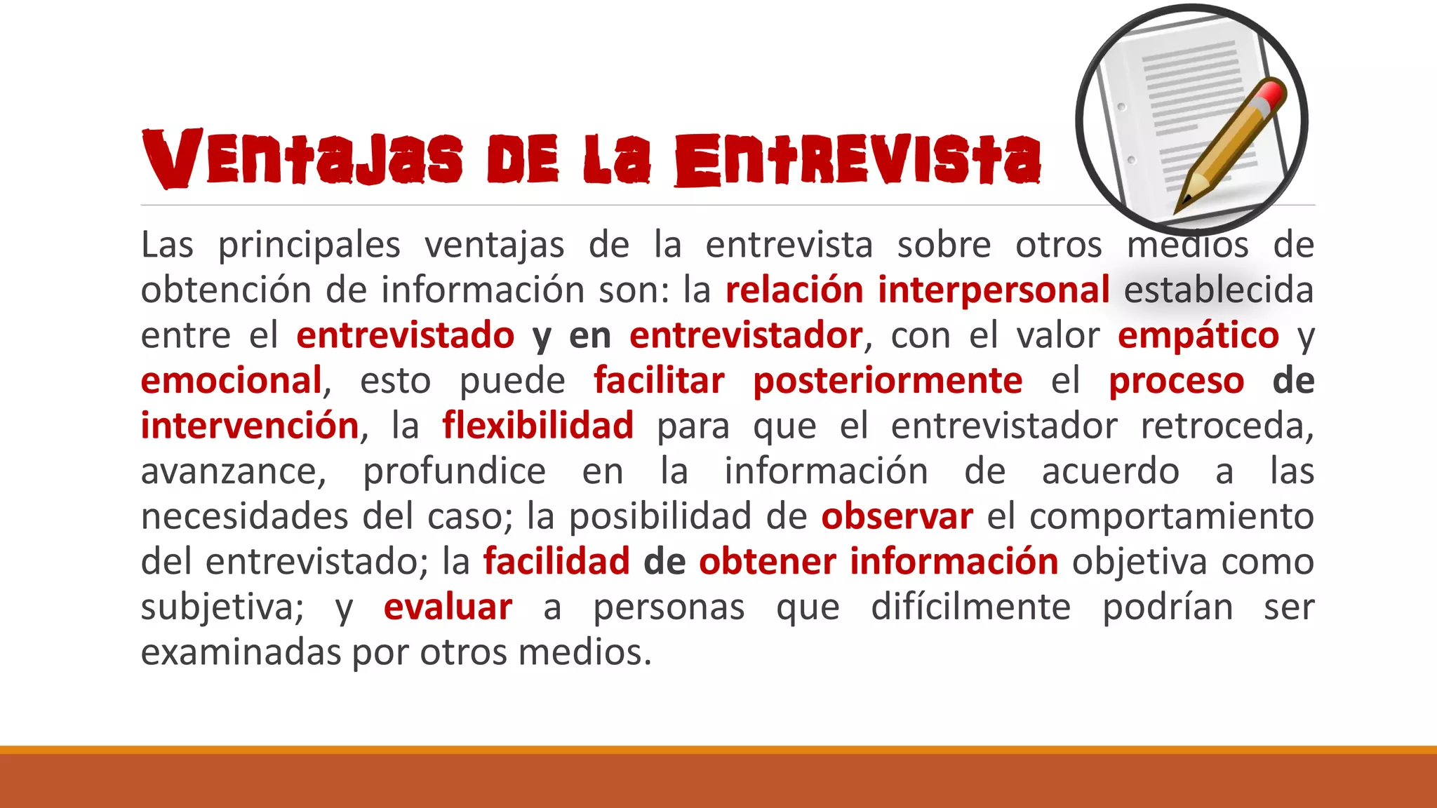 elementos de la entrevista | PPT