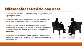 elementos de la entrevista | PDF