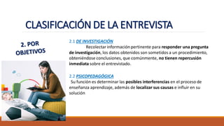 elementos de la entrevista | PDF
