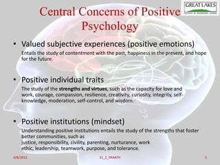 POSITIVE ORGANIZATIONAL BEHAVIOUR | PPTX
