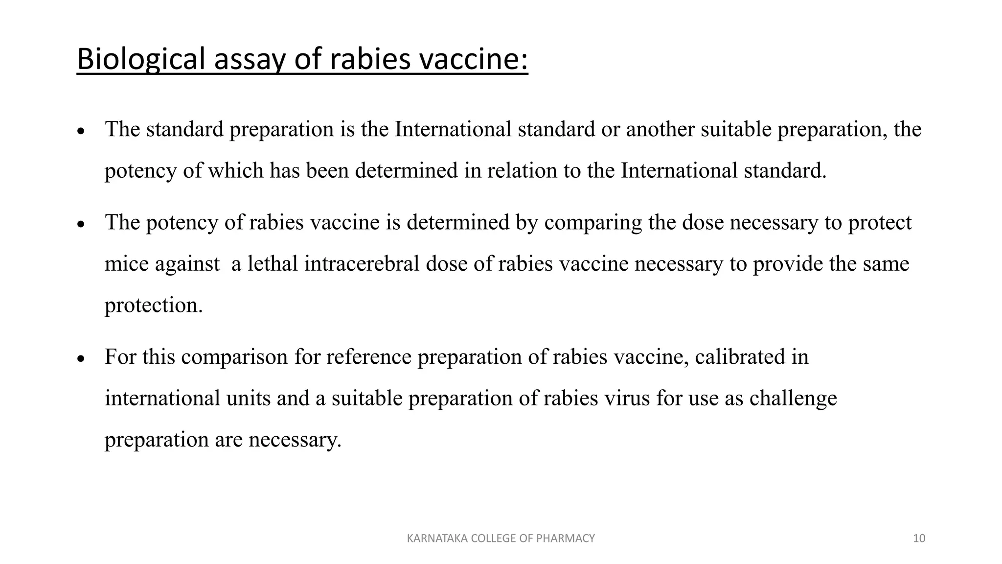 APA-RABIES VACCINES pharmceutical analysis m.pharm advanced ...