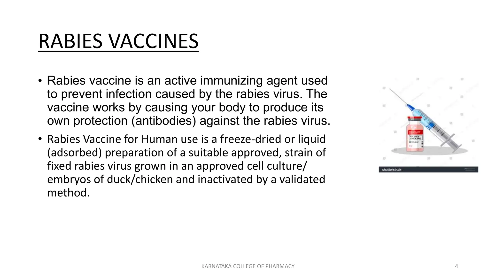 APA-RABIES VACCINES pharmceutical analysis m.pharm advanced ...