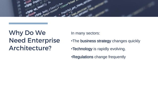 What is Enterprise Architecture? | PDF