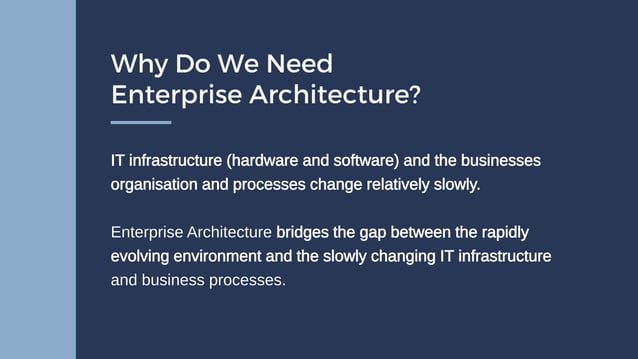 What is Enterprise Architecture? | PDF
