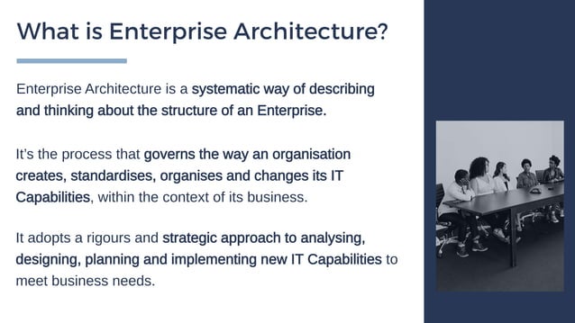 What is Enterprise Architecture? | PDF
