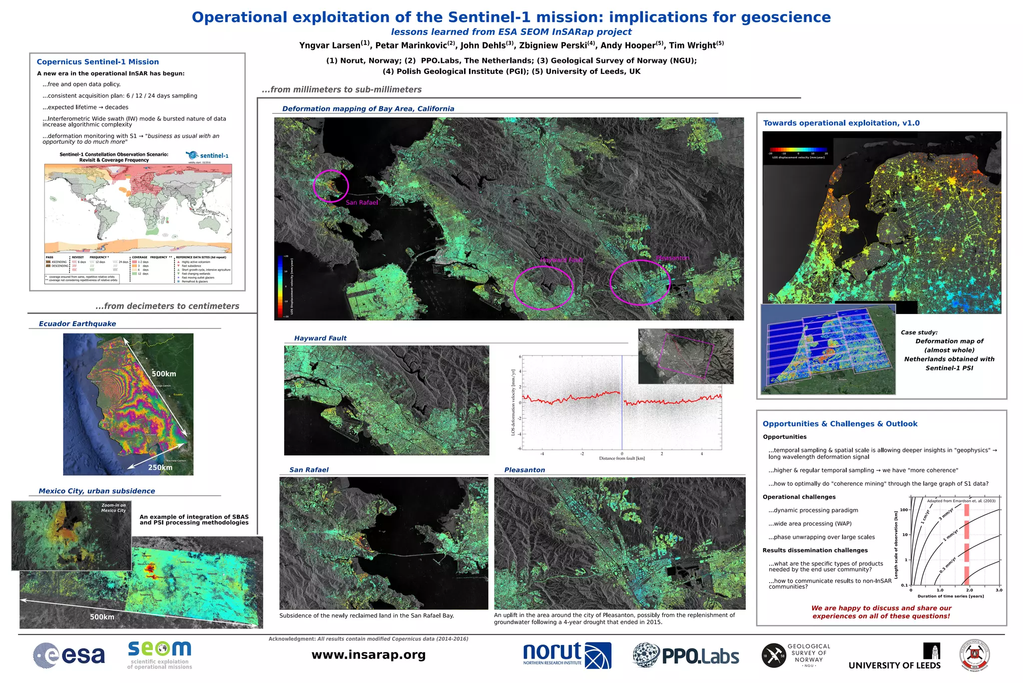 Operational exploitation of the Sentinel-1 mission: implications for geoscience | PDF