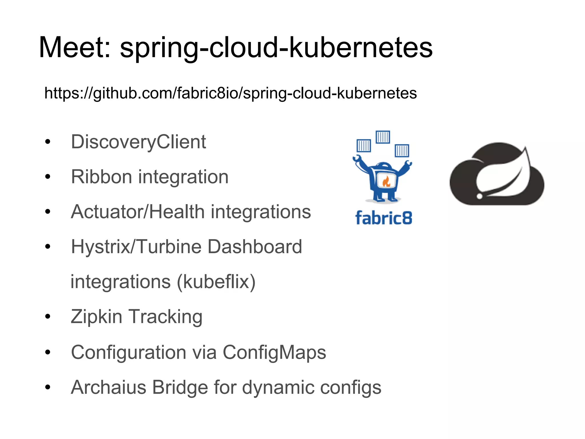 Microservices with Spring Cloud, Netflix OSS and Kubernetes | PPT