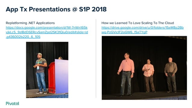 SpringOne Platform 2018 Recap in 5 minutes | PPT