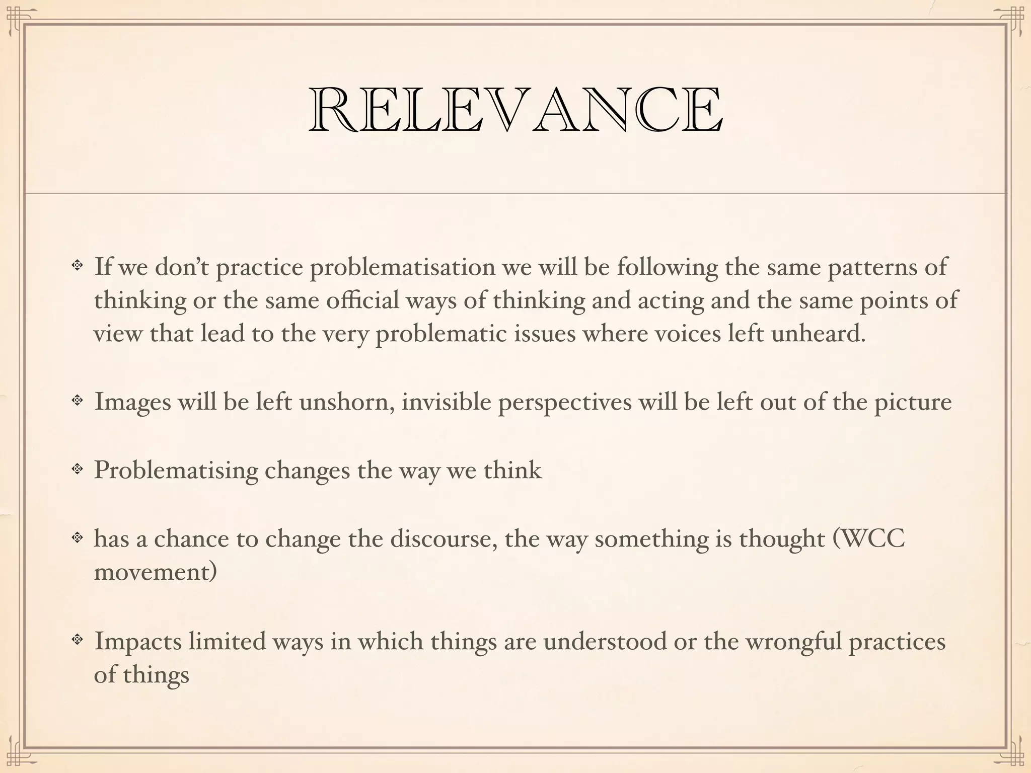 Social Research: Problematisation/Problem Formulation | PDF