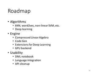 Overview of Apache SystemML by Berthold Reinwald and Nakul Jindal | PPT