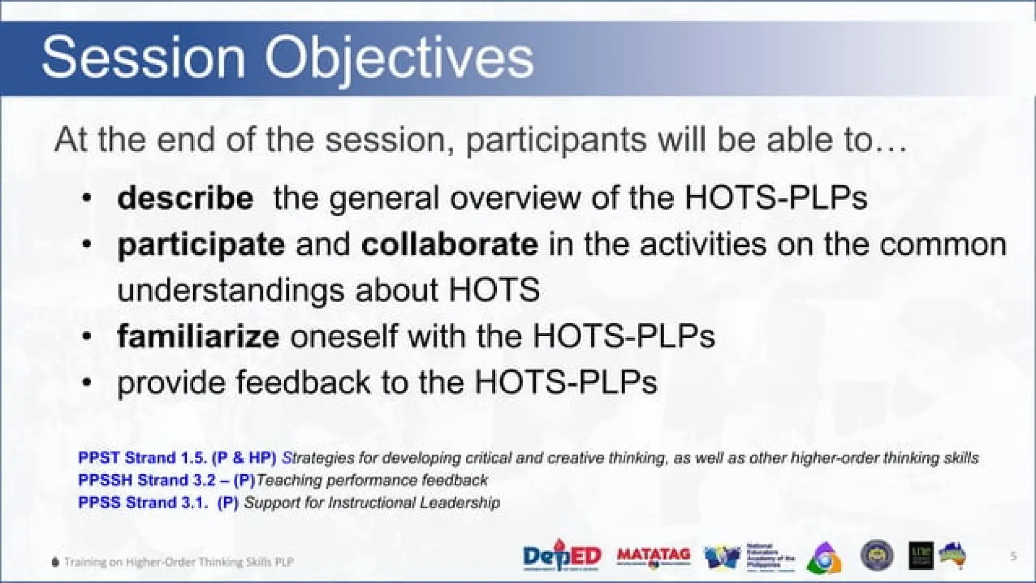 HIGHER ORDER THINKING SKILLS PROFESSIONAL LEARNING PACK | PDF