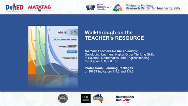 S1_SD_Resources Walkthrough.pptx | Secondary Education | Education