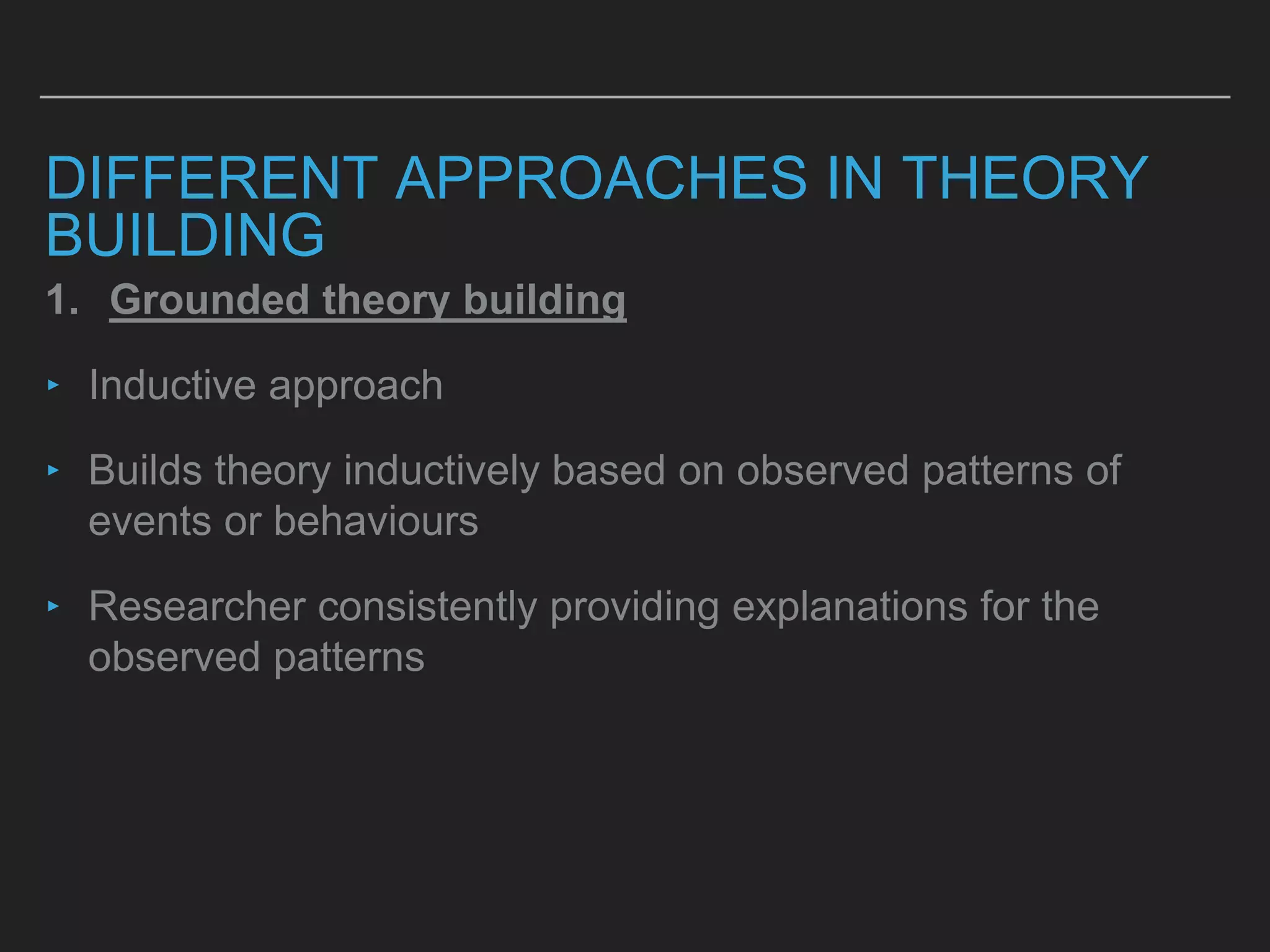Social Research:Theory Building | PPTX
