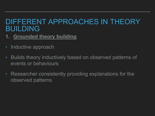Social Research:Theory Building | PPTX
