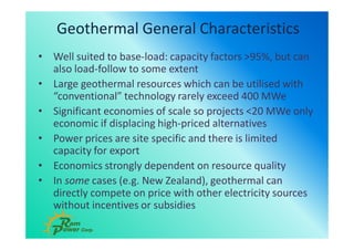 Business Models for Successful Geothermal Electricity Development | PDF