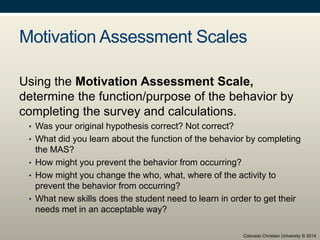 S2.motivation assessmentscales.2016 | Education