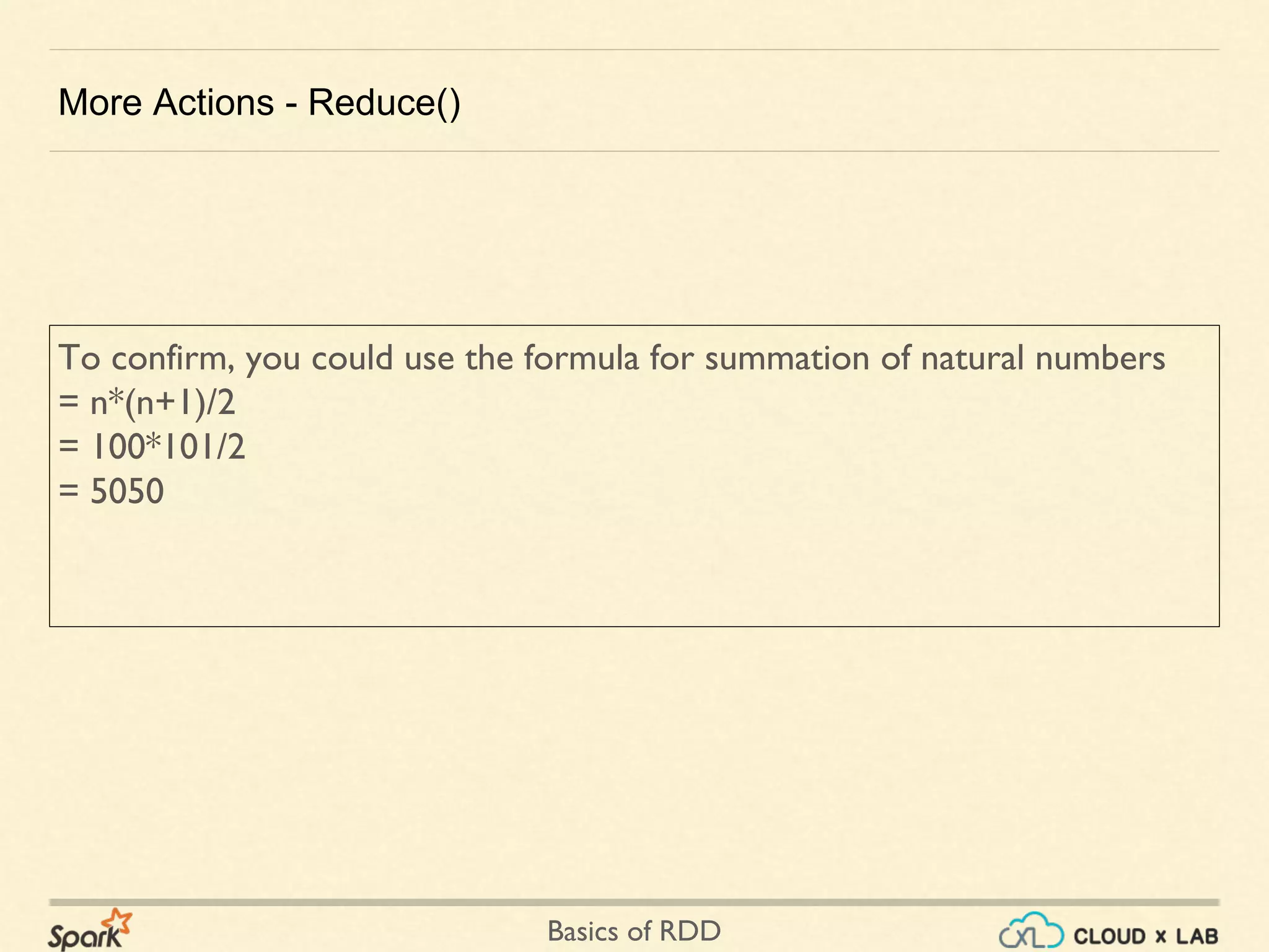 Apache Spark Basics Of Rdd Big Data Hadoop Spark Tutorial Cloudxlab Pdf Databases