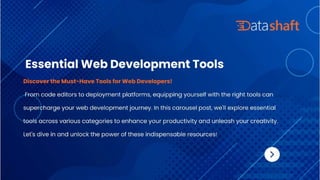 Essential Web development tools | PPT