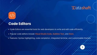 Essential Web development tools | PPT