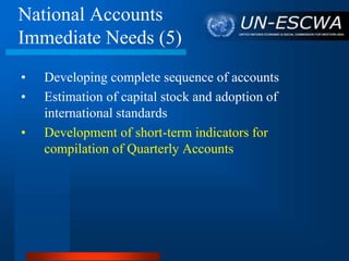 Assessment of national accounts compilation | PPT