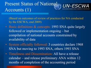 Assessment of national accounts compilation | PPT