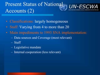 Assessment of national accounts compilation | PPT