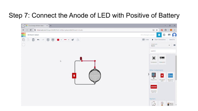How to make a simple circuit using Arduino | PPTX