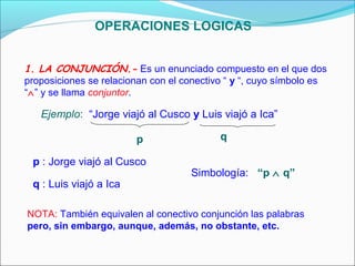 OPERACIONES LÓGICAS: Práctica | PPT