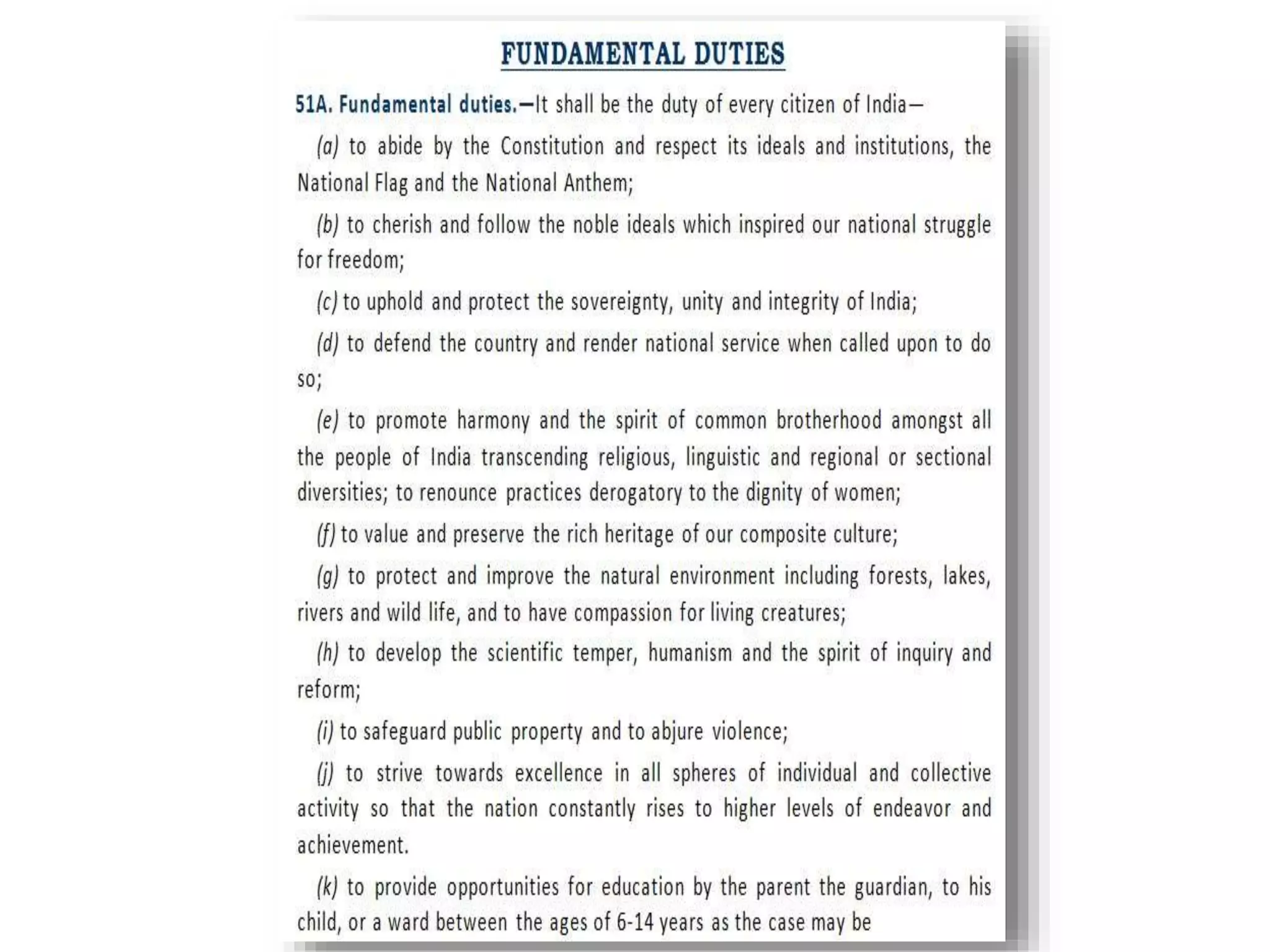 Session 2 - Practicing our Fundamental Duties | PPTX | Roleplaying ...