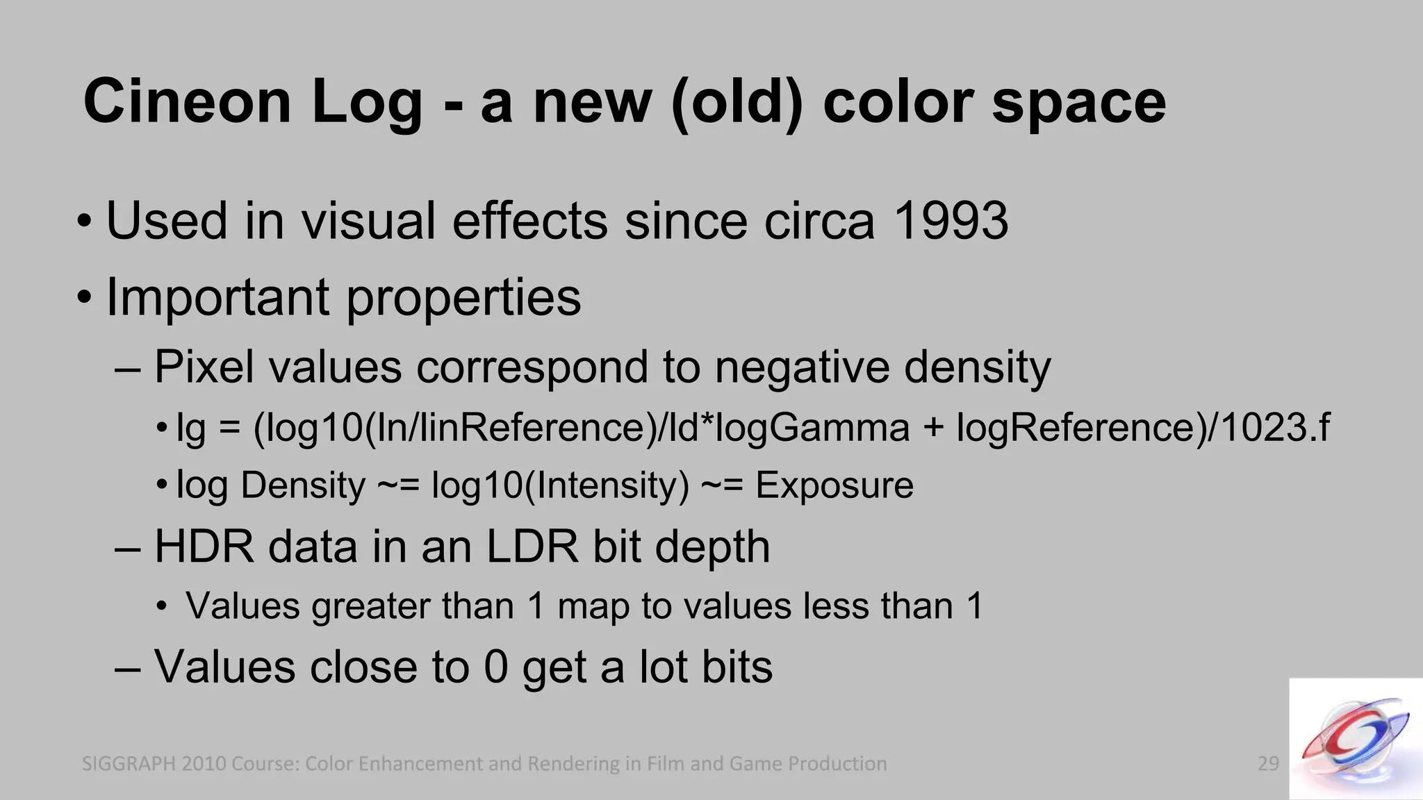 Filmic Tonemapping for Real-time Rendering - Siggraph 2010 Color Course ...