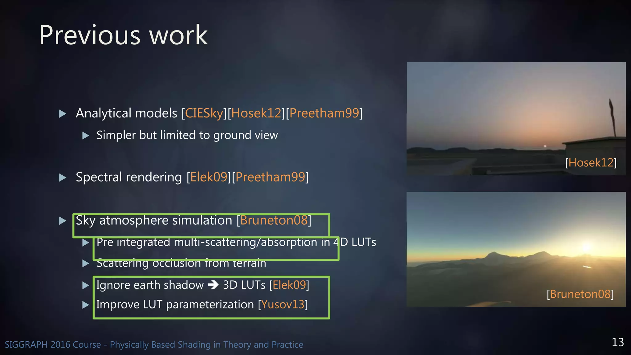 Physically Based Sky, Atmosphere and Cloud Rendering in Frostbite | PPTX
