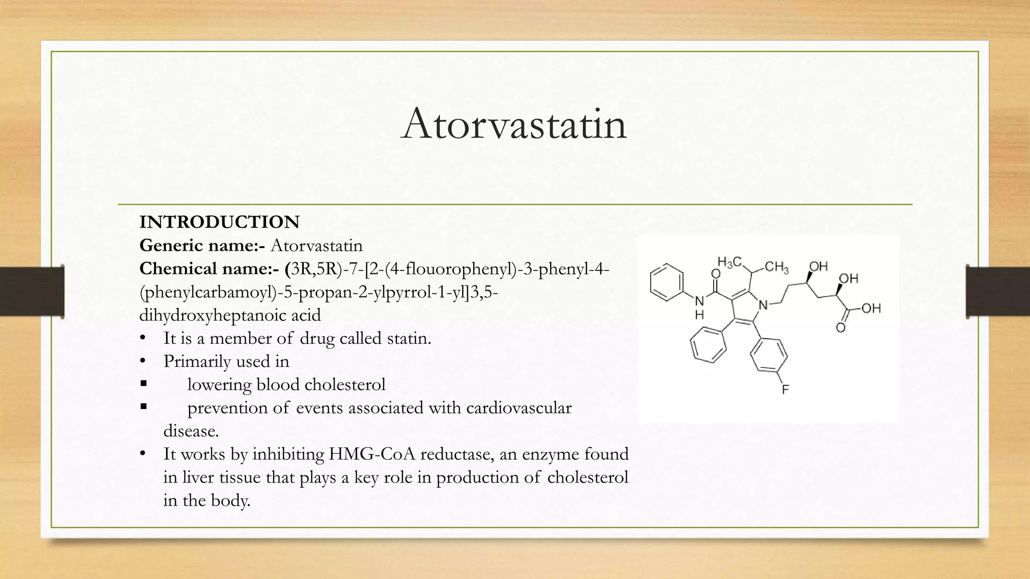 Validation Of Hplc Method For Determination Of Atorvastatin Pptx
