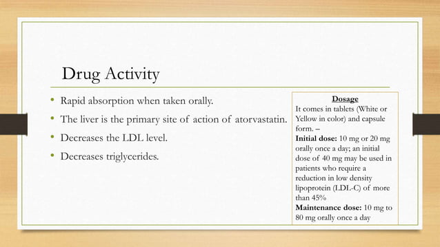 Validation Of Hplc Method For Determination Of Atorvastatin Pptx