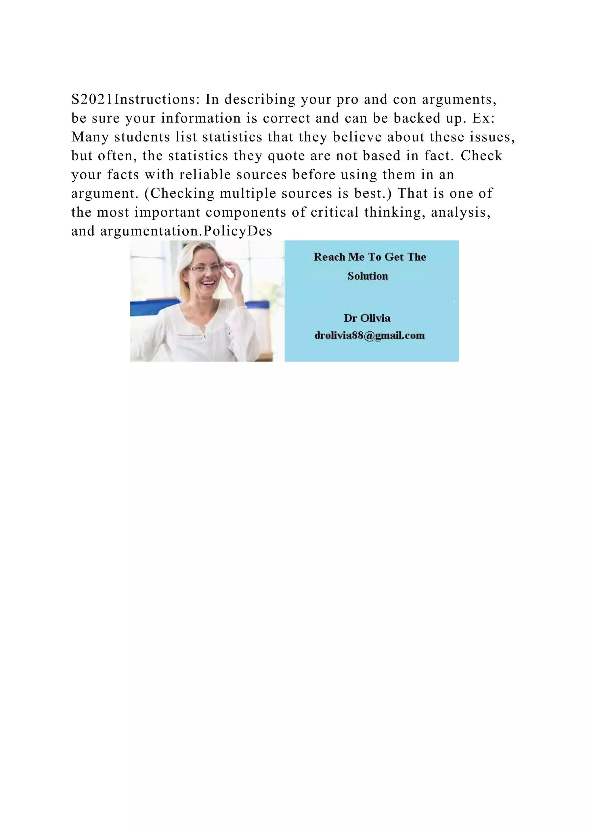 S2021Instructions In describing your pro and con arguments, be sure.docx