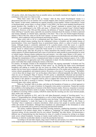 Perspectives on Grief and Exile in Agha Shahid Ali's Poetry | PDF