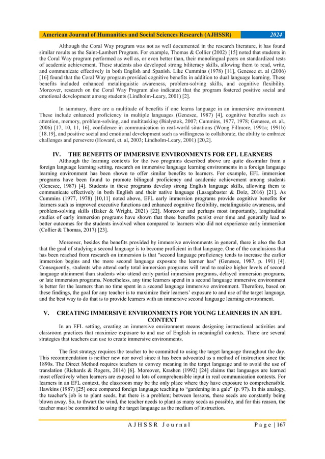 Creating Immersive Language Learning Environments for Young Learners | PDF