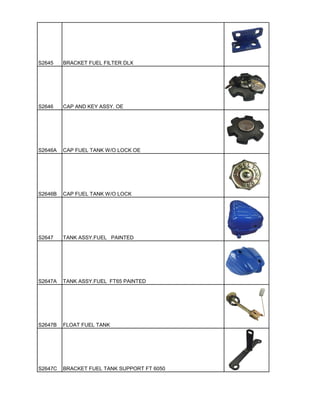 FARMTRAC AND FORD TRACTORS PARTS PHOTO CATALOG (S26-S30) | PDF