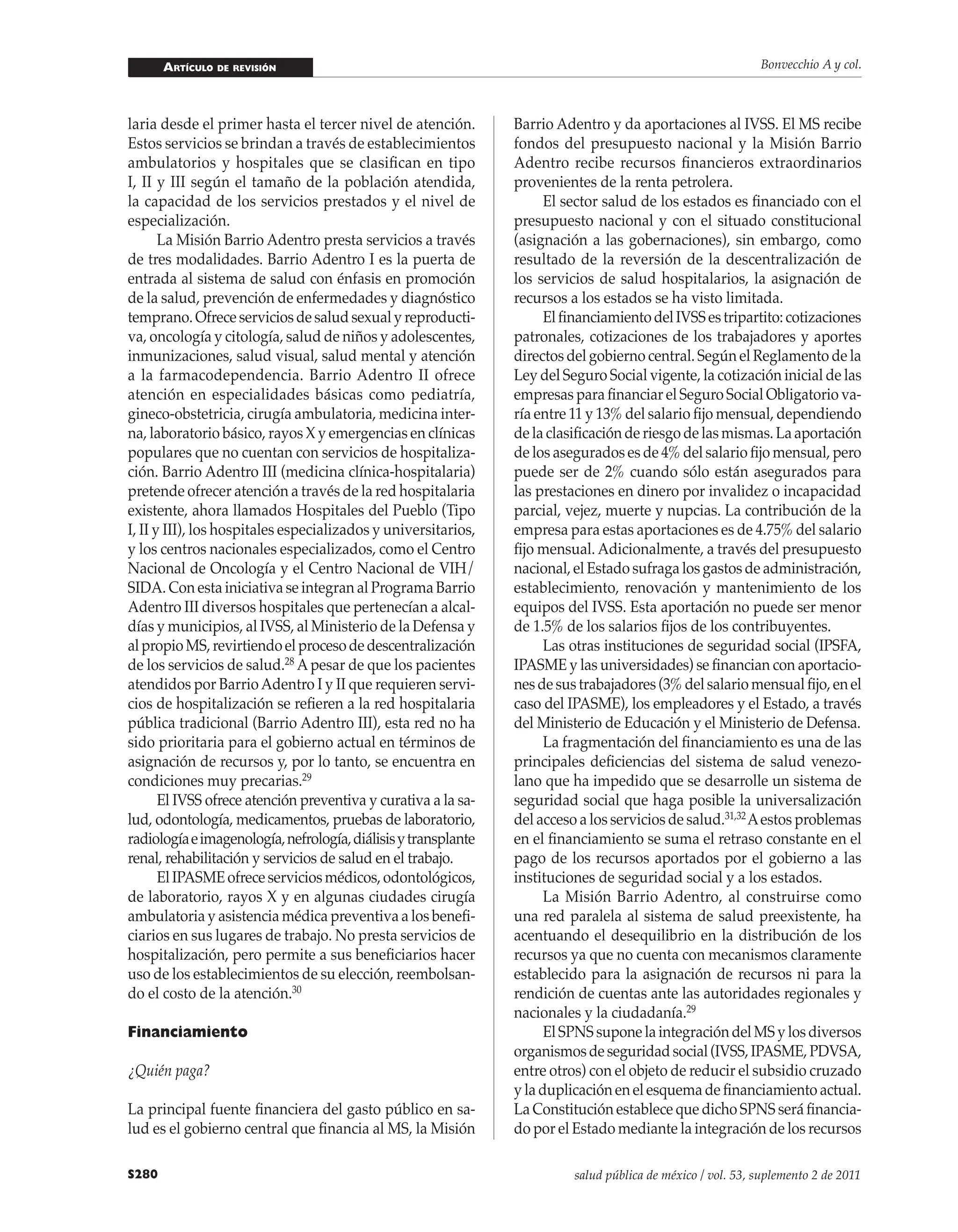 Sistema de salud pública en Venezuela | PDF