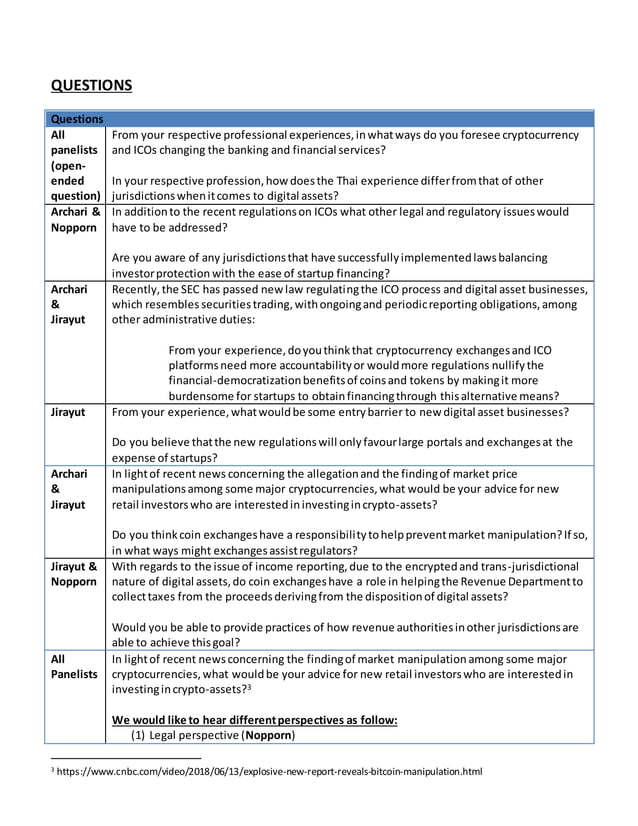 S27: Techsauce Moderator Notes 2018