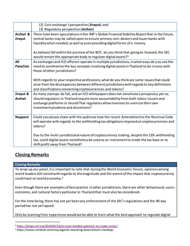 S27: Techsauce Moderator Notes 2018