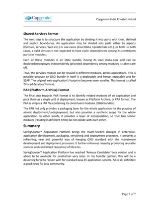 Next-Generation Enterprise Application Development with SpringSource dm ...