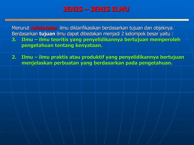 APA ITU ILMU | PPT