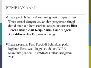 S2 dan Fast Track | PPT