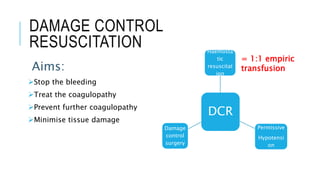 Debate: Goal directed vs Ratio-based Transfusion. | PPTX