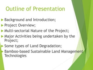 SUSTAINABLE LAND AND WATER MANAGEMENT PROJECT | PPT
