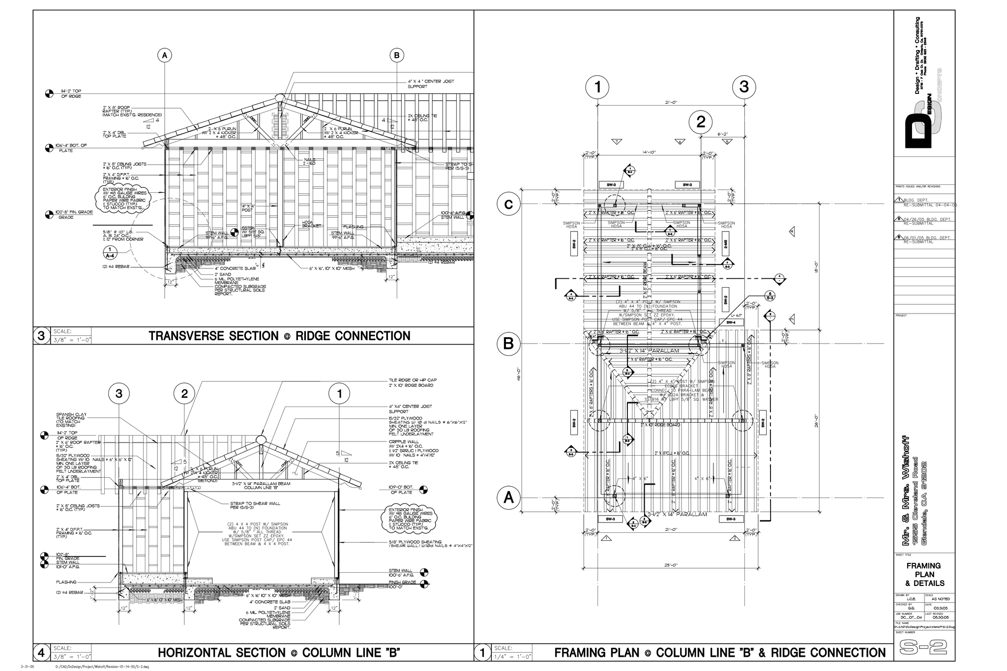 S 2 Framing Plan Sections | PDF