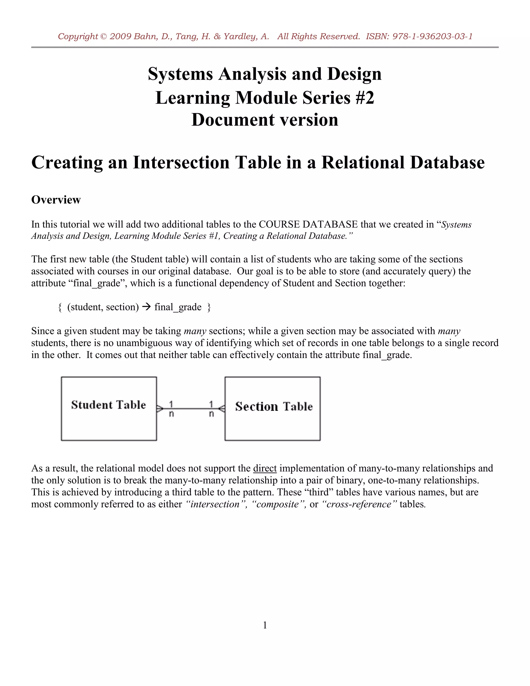 S2 intersection table pdf | PDF | Databases | Computer Software and Applications