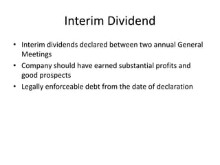 Dividend and Interest & Accounts and Audit | PPTX | Stocks and Bonds ...