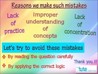 Some Stupid Math Mistake | Math | Letstute | PPT
