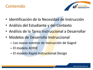Diseño instruccional - Sesión 2 | PPTX